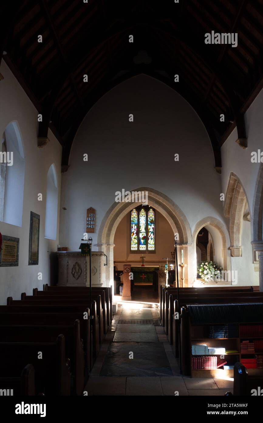 St. Paul`s Church, Broadwell, Gloucestershire, England, UK Stock Photo ...