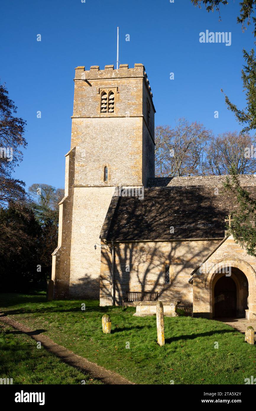 St. Paul`s Church, Broadwell, Gloucestershire, England, UK Stock Photo ...