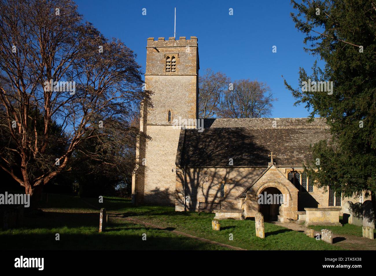 St. Paul`s Church, Broadwell, Gloucestershire, England, UK Stock Photo ...