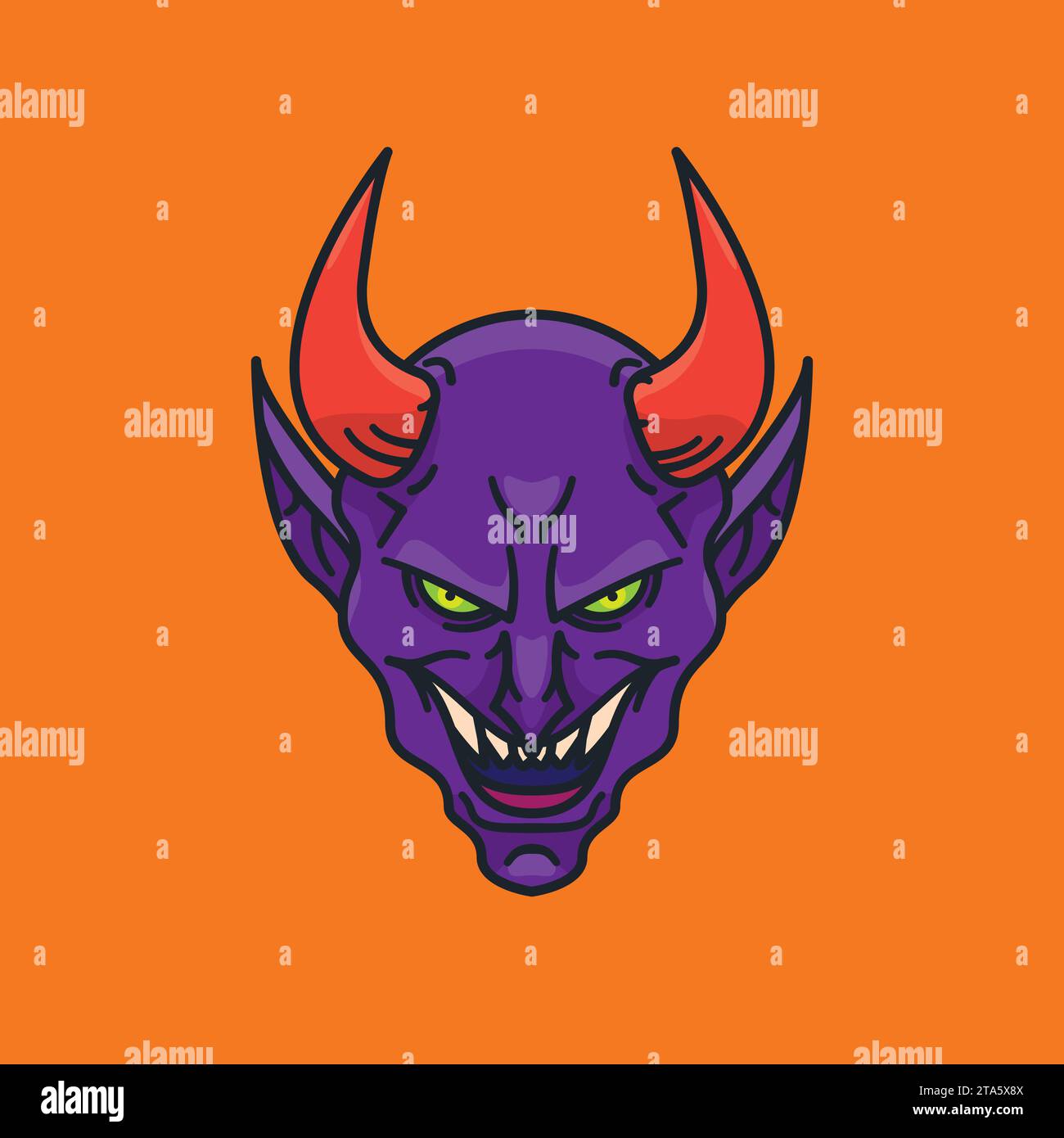 Devil face hi-res stock photography and images - Alamy