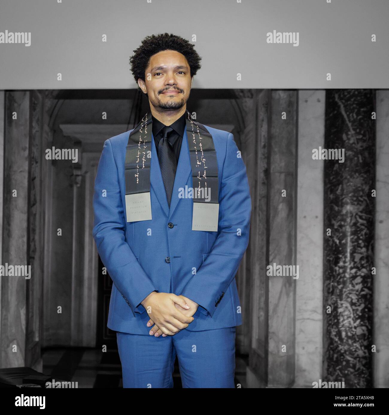 Amsterdam The Netherlands 28 11 2023 His Majesty The King Presents The Erasmus Prize To The