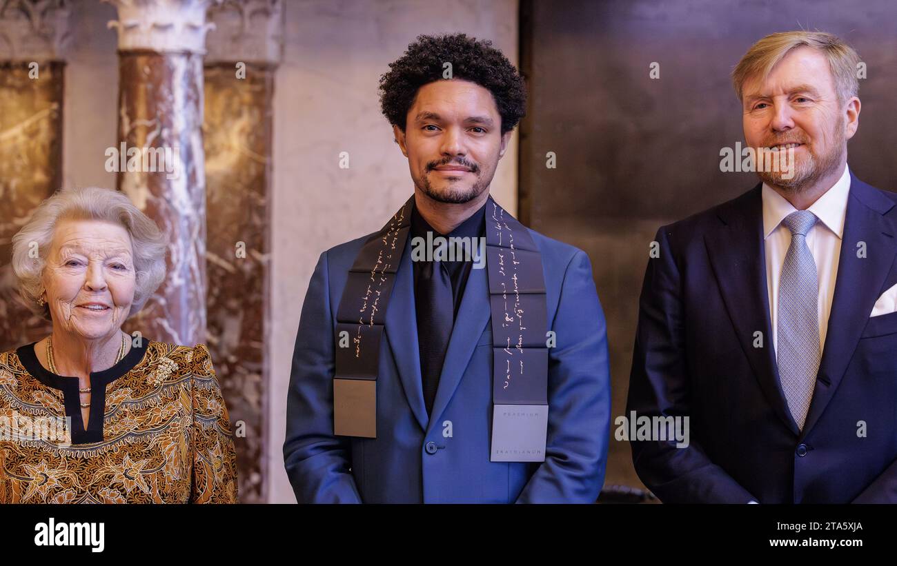 Amsterdam, the Netherlands, 28-11-2023 His Majesty the King presents ...