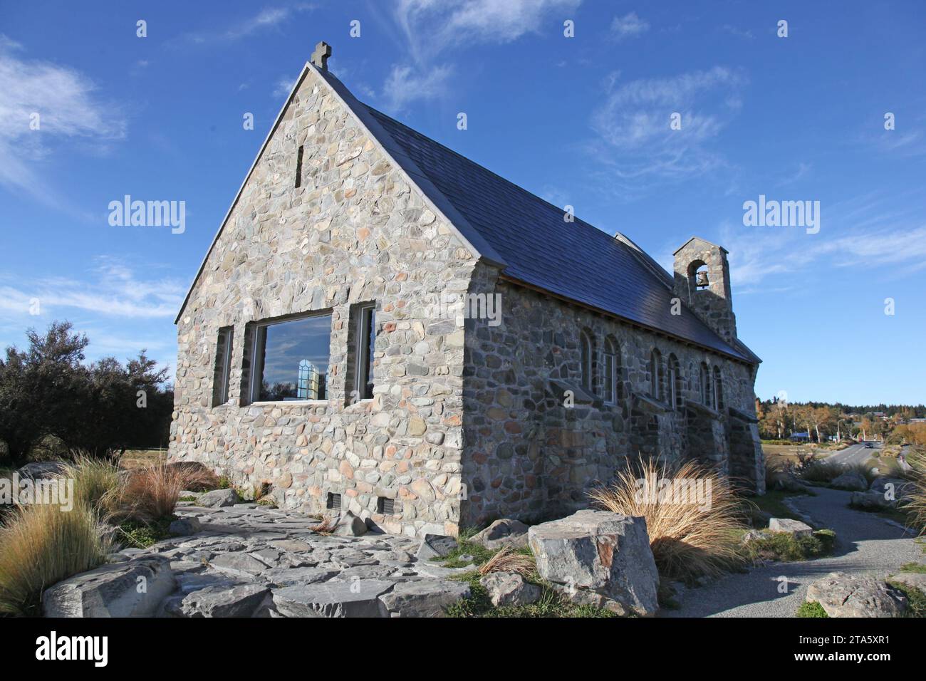 This iconic stone church is located on the shores of Lake Tekapo in New ...