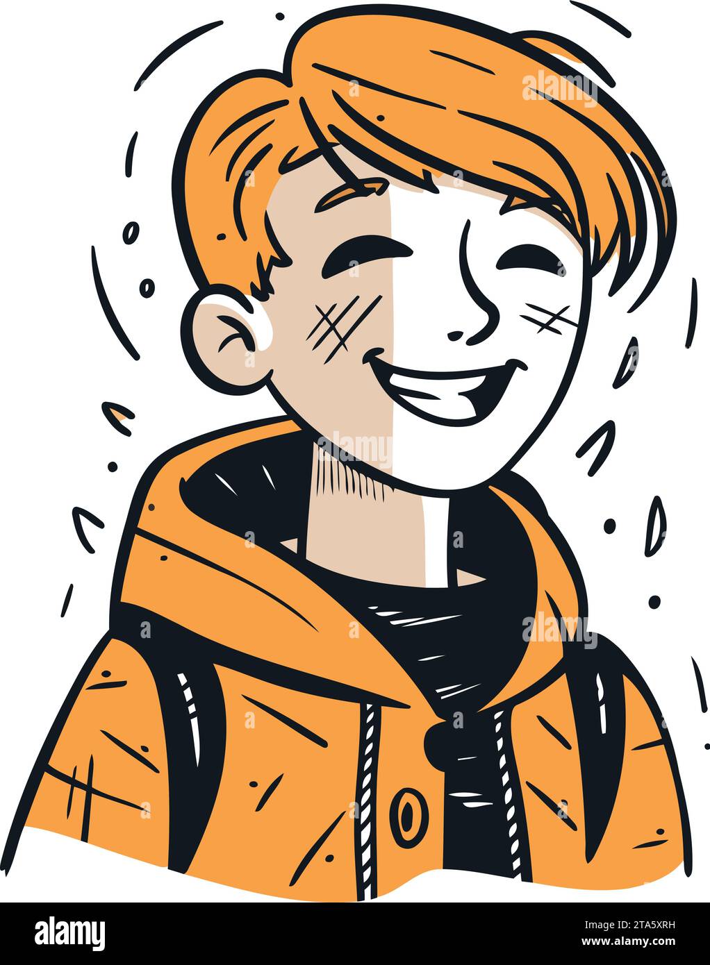 Cute Cartoon Yellow Jacket