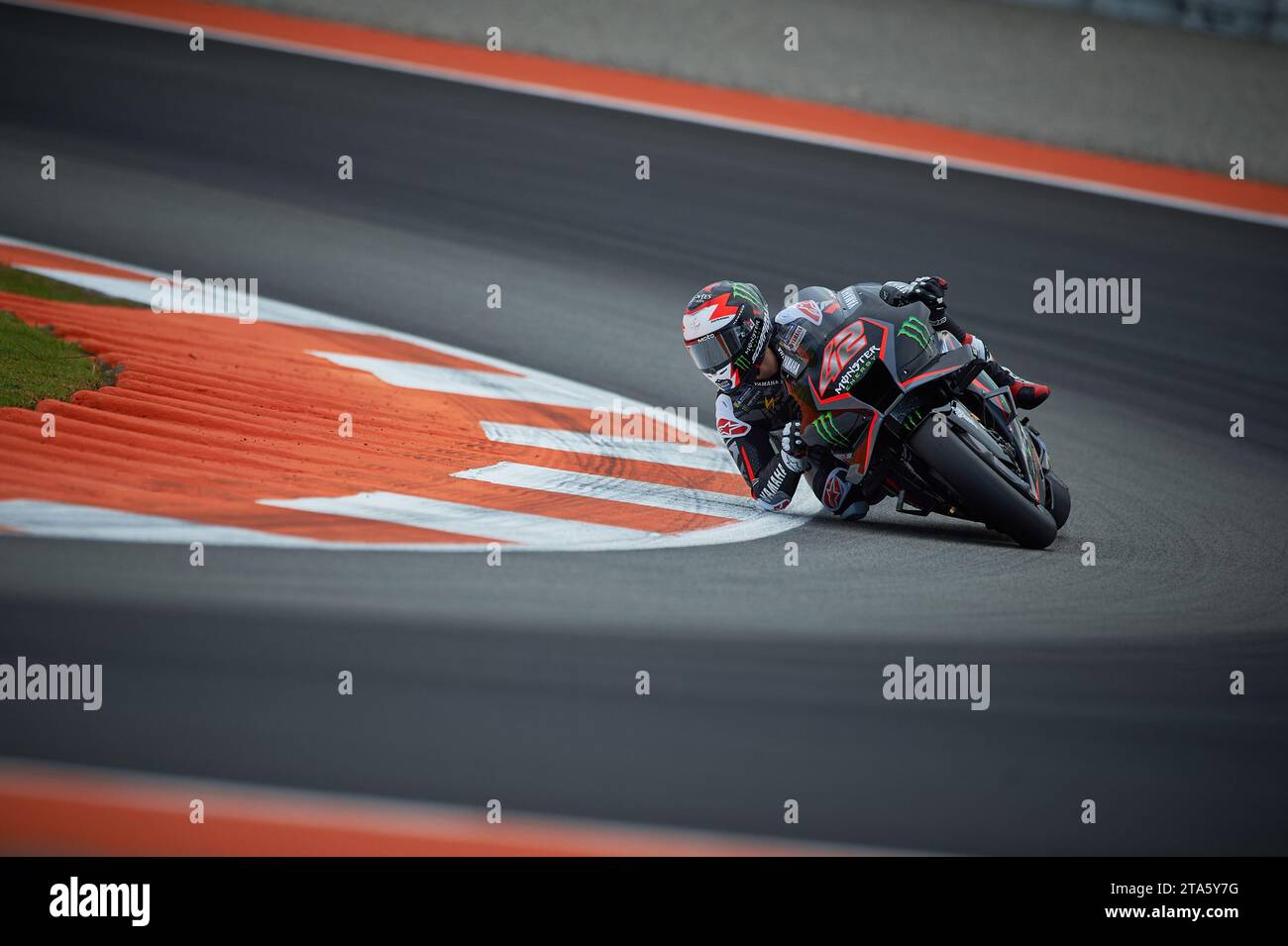 Alex Rins of Spain and Monster Energy Yamaha MotoGP Team rides during ...