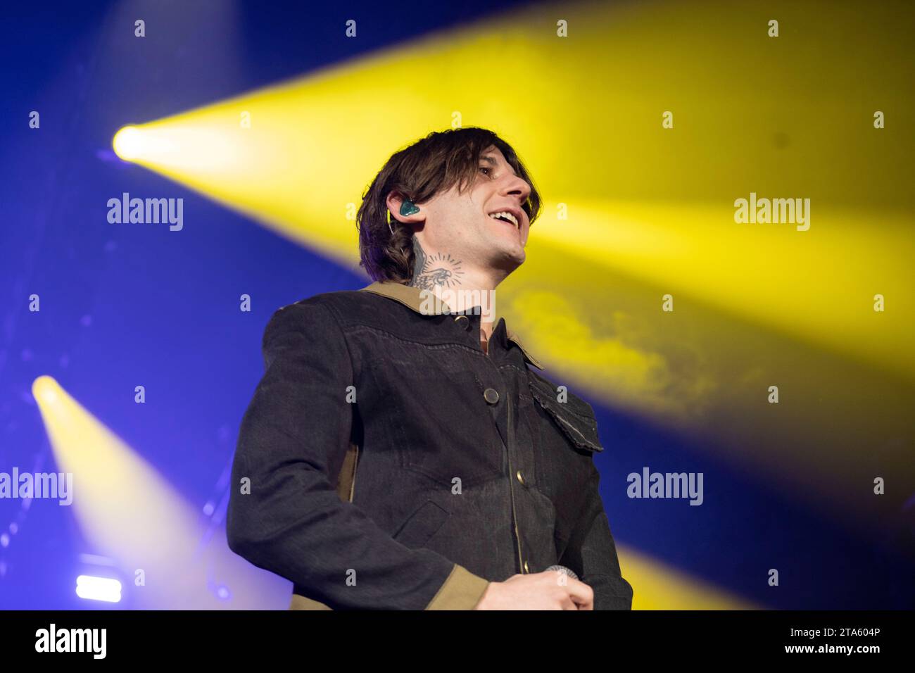 Mirko Manuele Martorana, known as Rkomi, an Italian rapper and ...