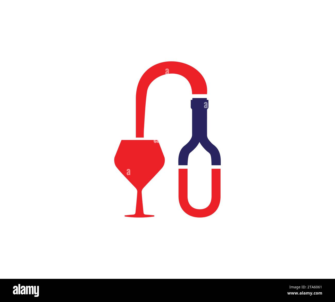 Wine logo design vector Stock Vector Image & Art - Alamy