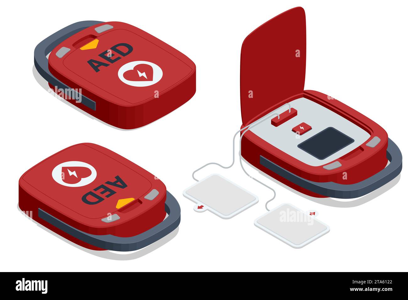 Isometric defibrillator, performing defibrillation to critical patien ... Isometric defibrillator, performing defibrillation to critical patien ...