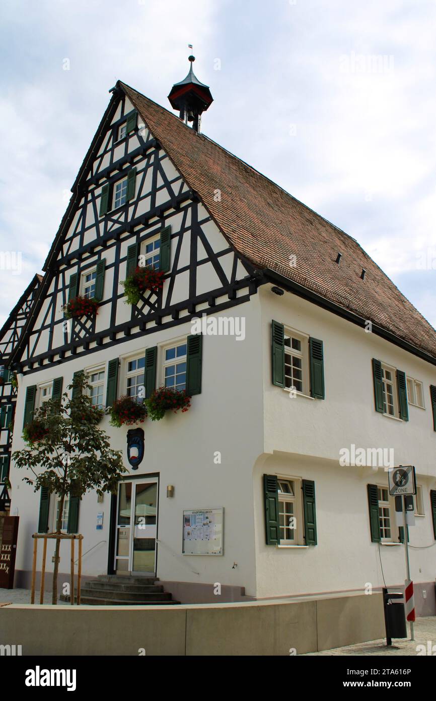 Old town district in southern germany hi-res stock photography and ...