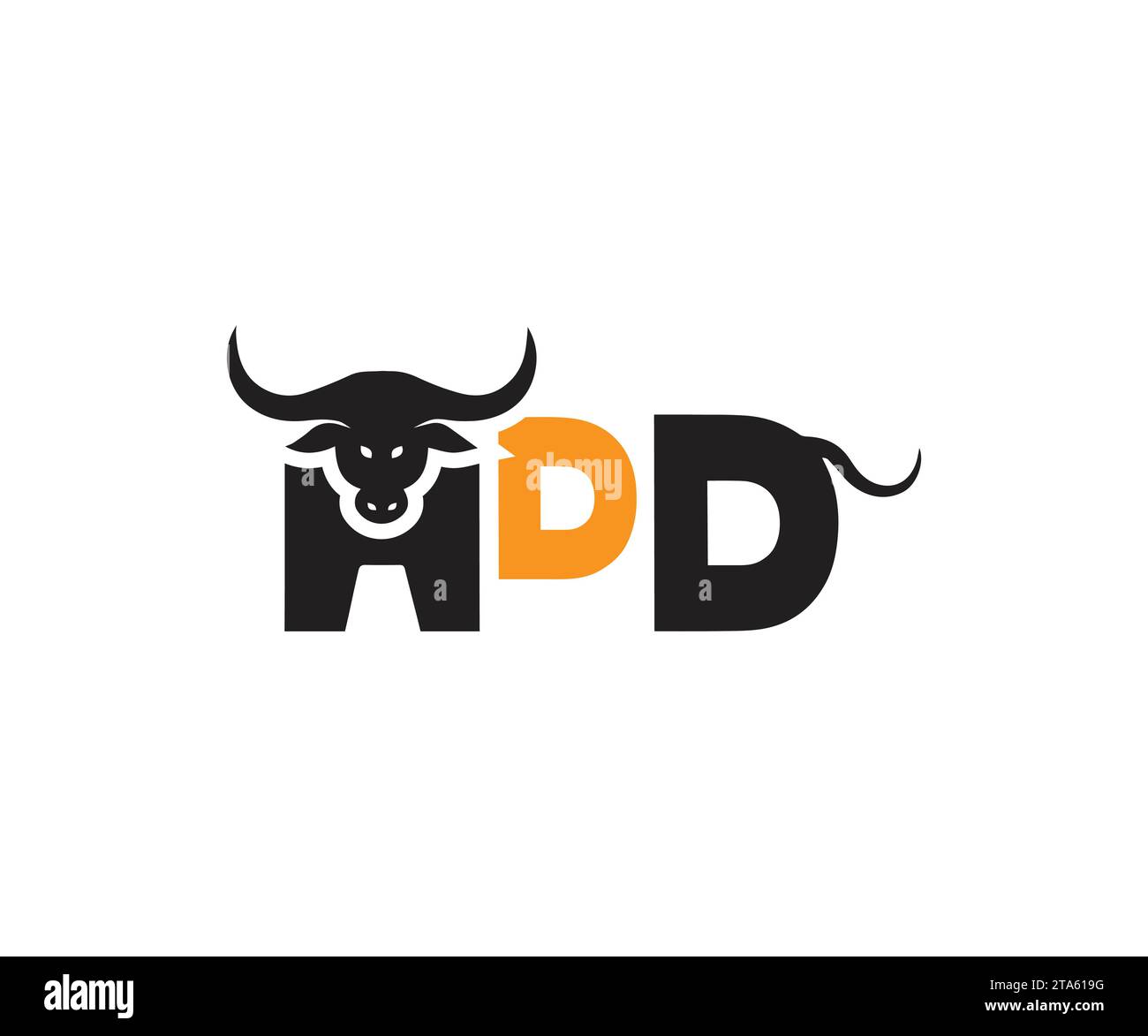 OX logo design vector, Bull logo design Stock Vector Image & Art - Alamy