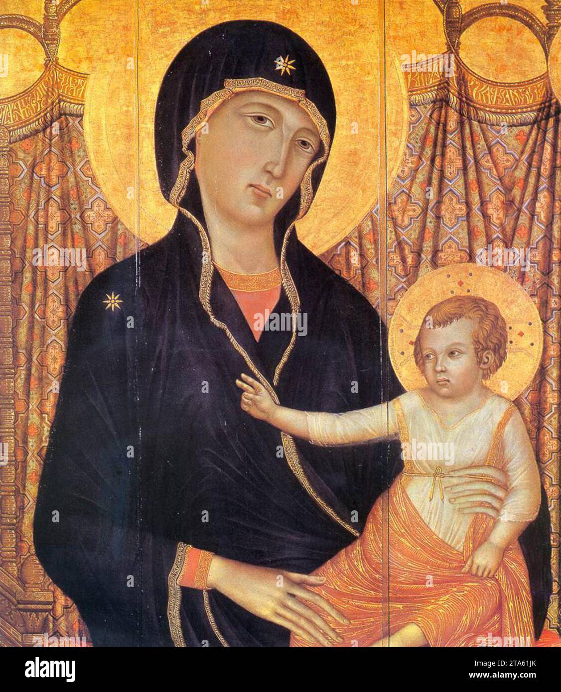 Madonna rucellai duccio buoninsegna hi-res stock photography and images - Alamy