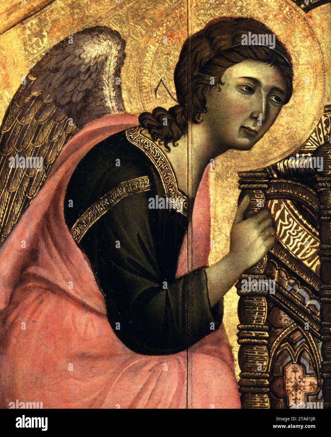 Rucellai Madonna (detail) 1285 by Duccio Di Buoninsegna Stock Photo - Alamy