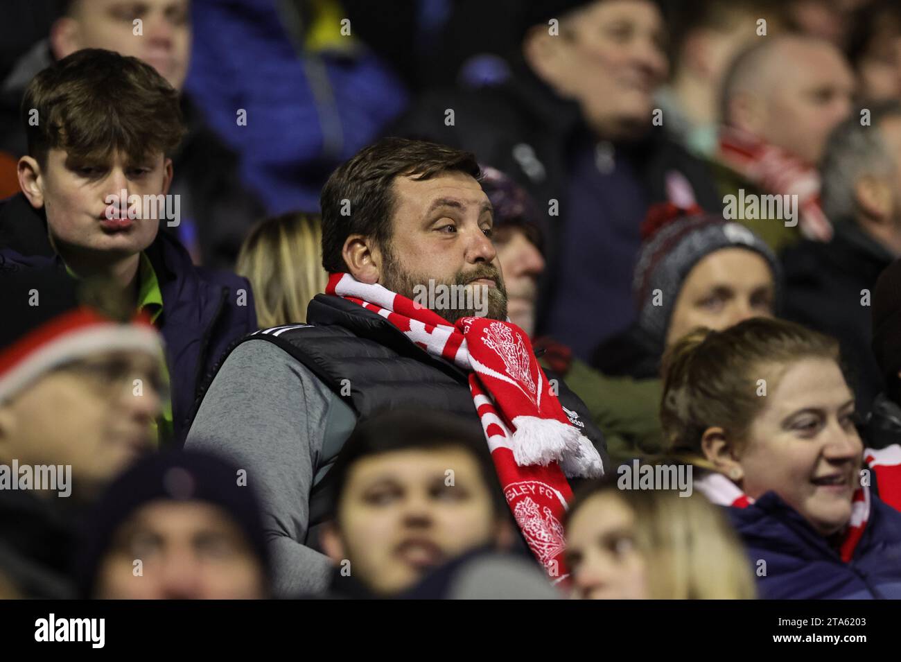 Barnsley fans during the Sky Bet League 1 match Barnsley vs Wycombe ...