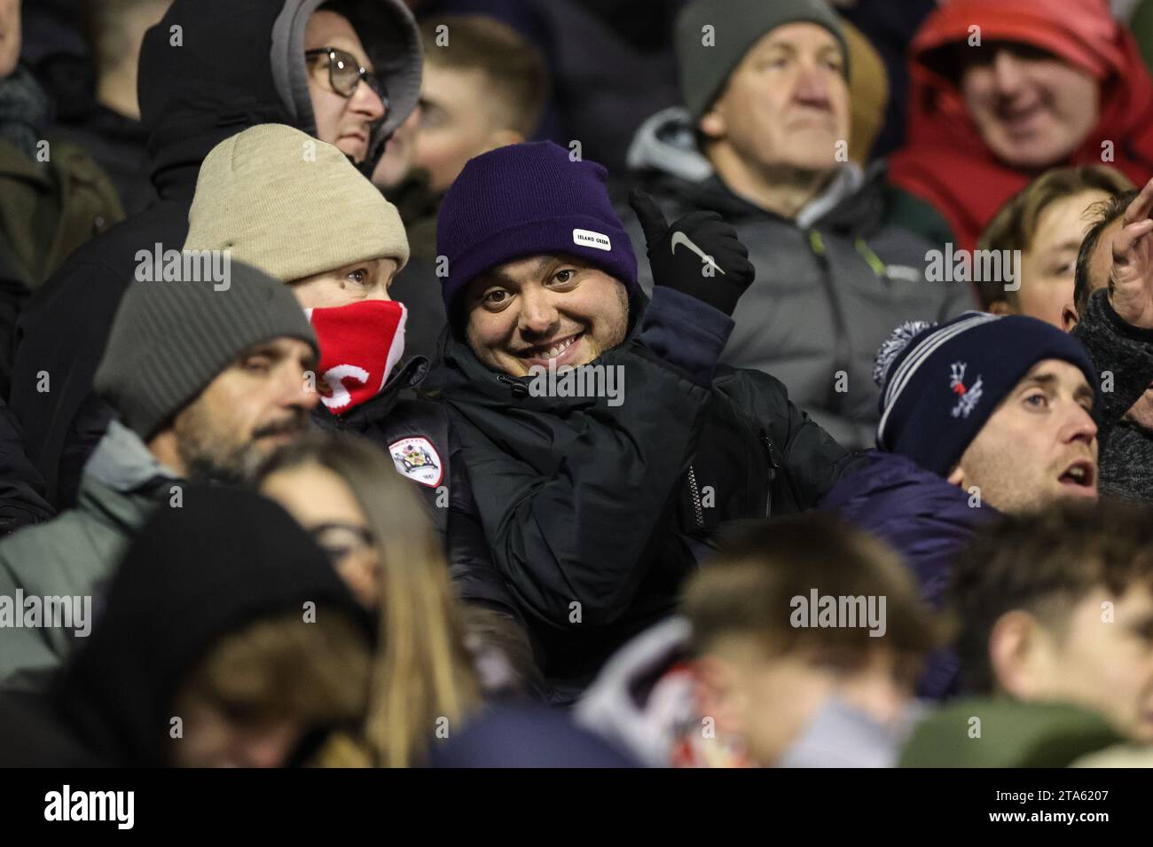 Barnsley fans during the Sky Bet League 1 match Barnsley vs Wycombe ...
