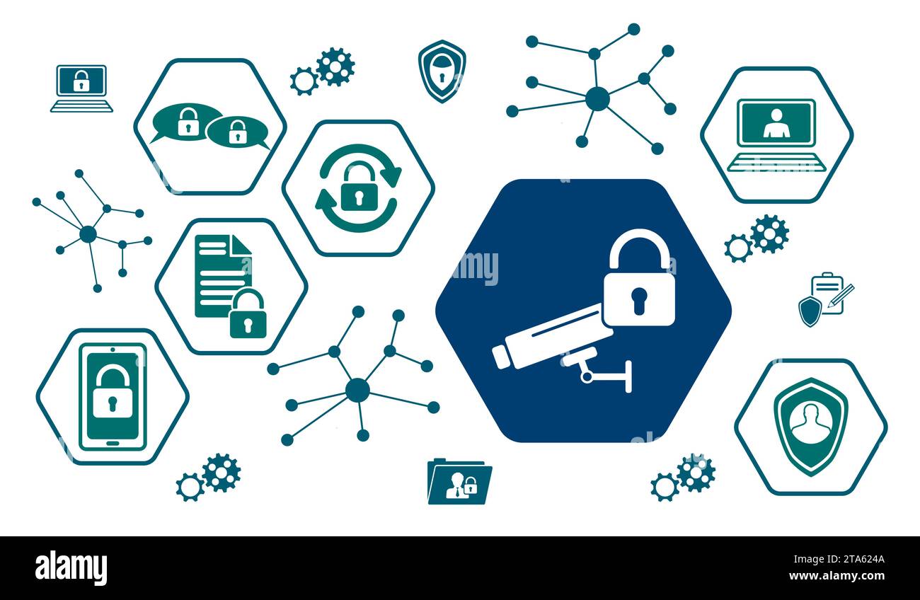 Private data icons hi-res stock photography and images - Alamy