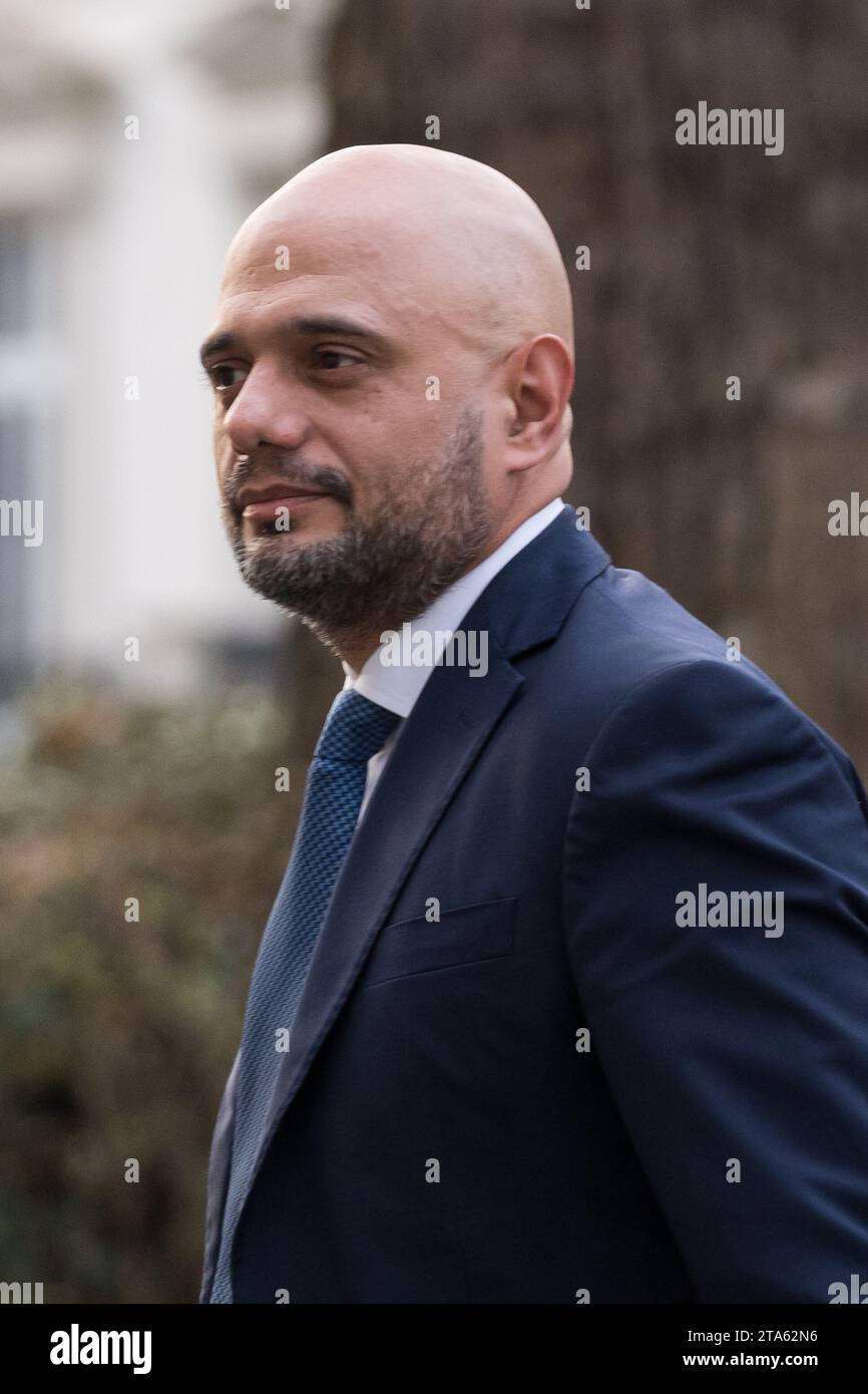 London, UK. 29th November, 2023. Sajid Javid MP, former Secretary of ...