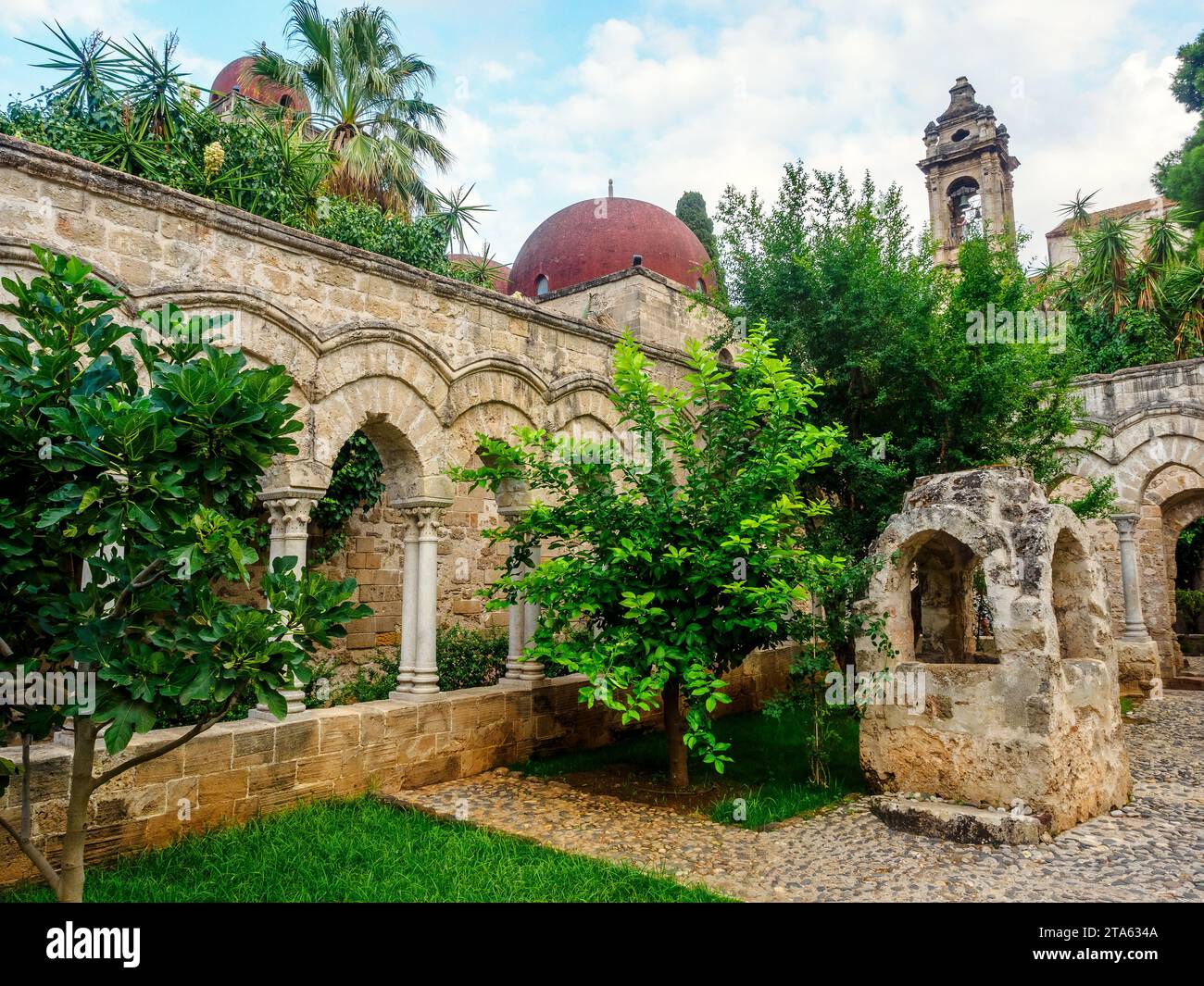Cloister of San Giovanni degli Eremiti (St John of the Hermits) , an ...