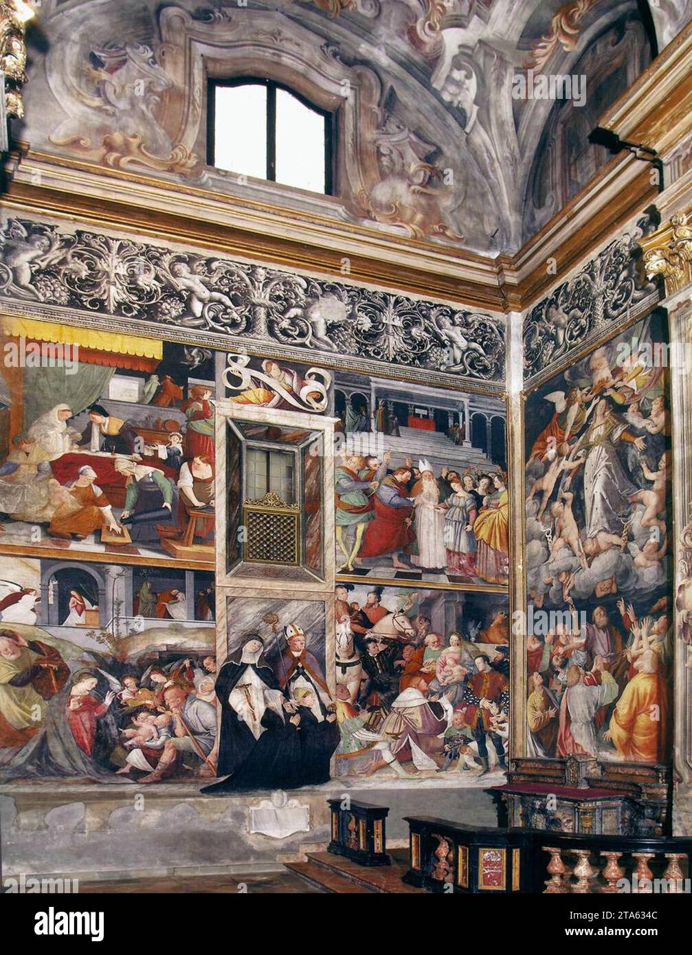Scenes from the Life of Mary 1533-34 by Gaudenzio Ferrari Stock Photo ...