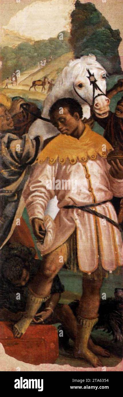 The Moor King 1544-45 by Gaudenzio Ferrari Stock Photo - Alamy