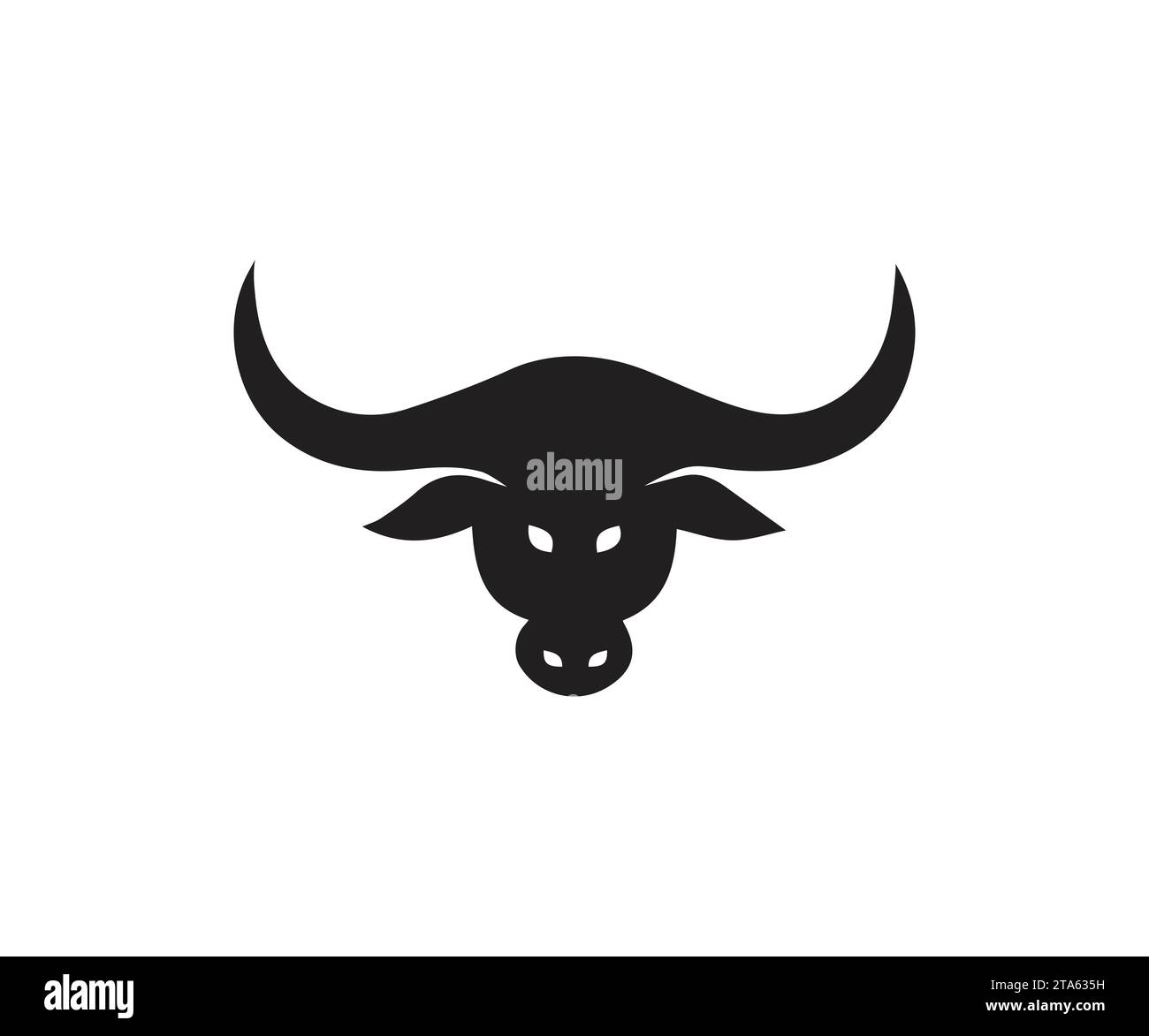 OX logo design vector, Bull logo design Stock Vector Image & Art - Alamy