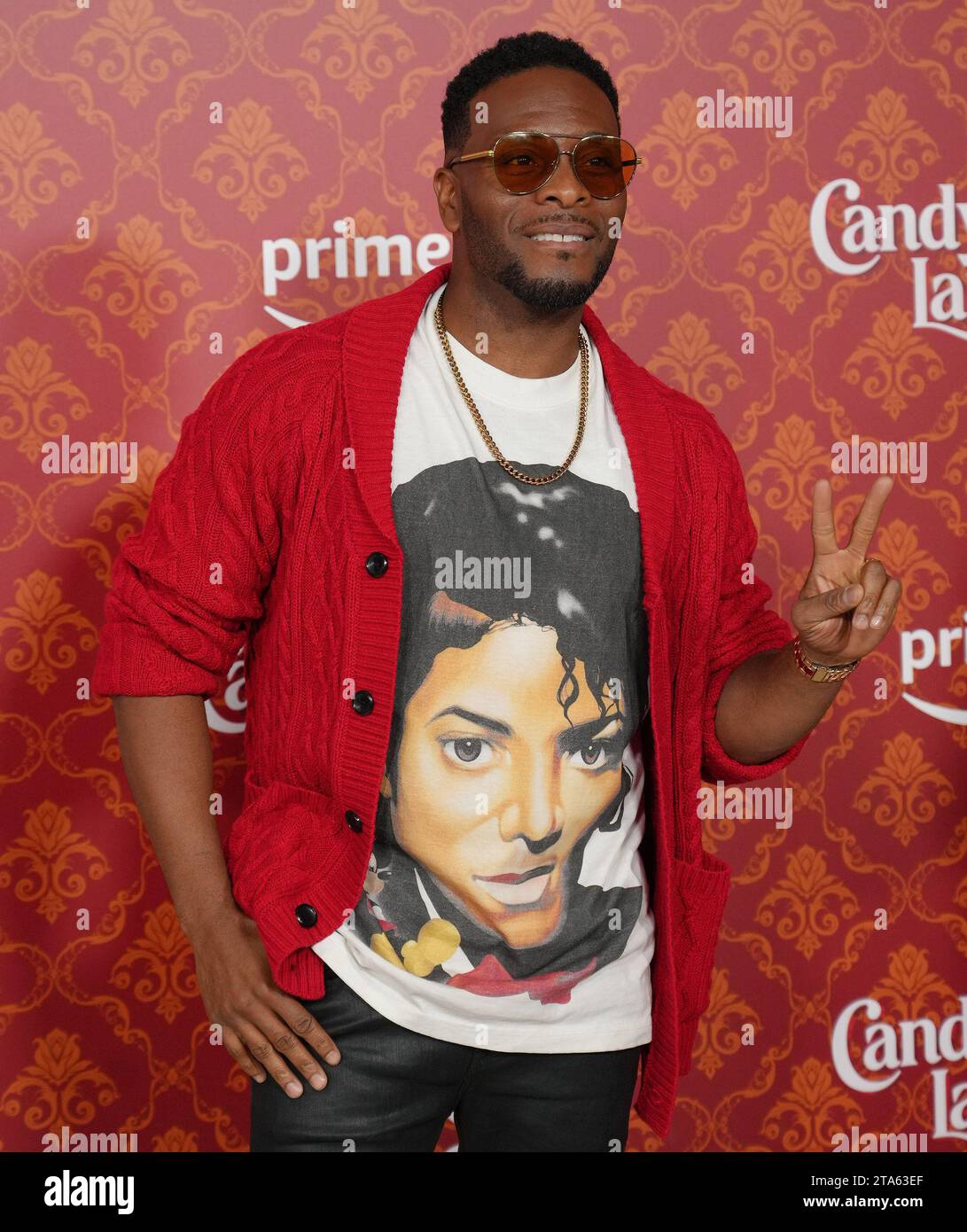Los Angeles, USA. 28th Nov, 2023. Kel Mitchell arrives at the Amazon ...