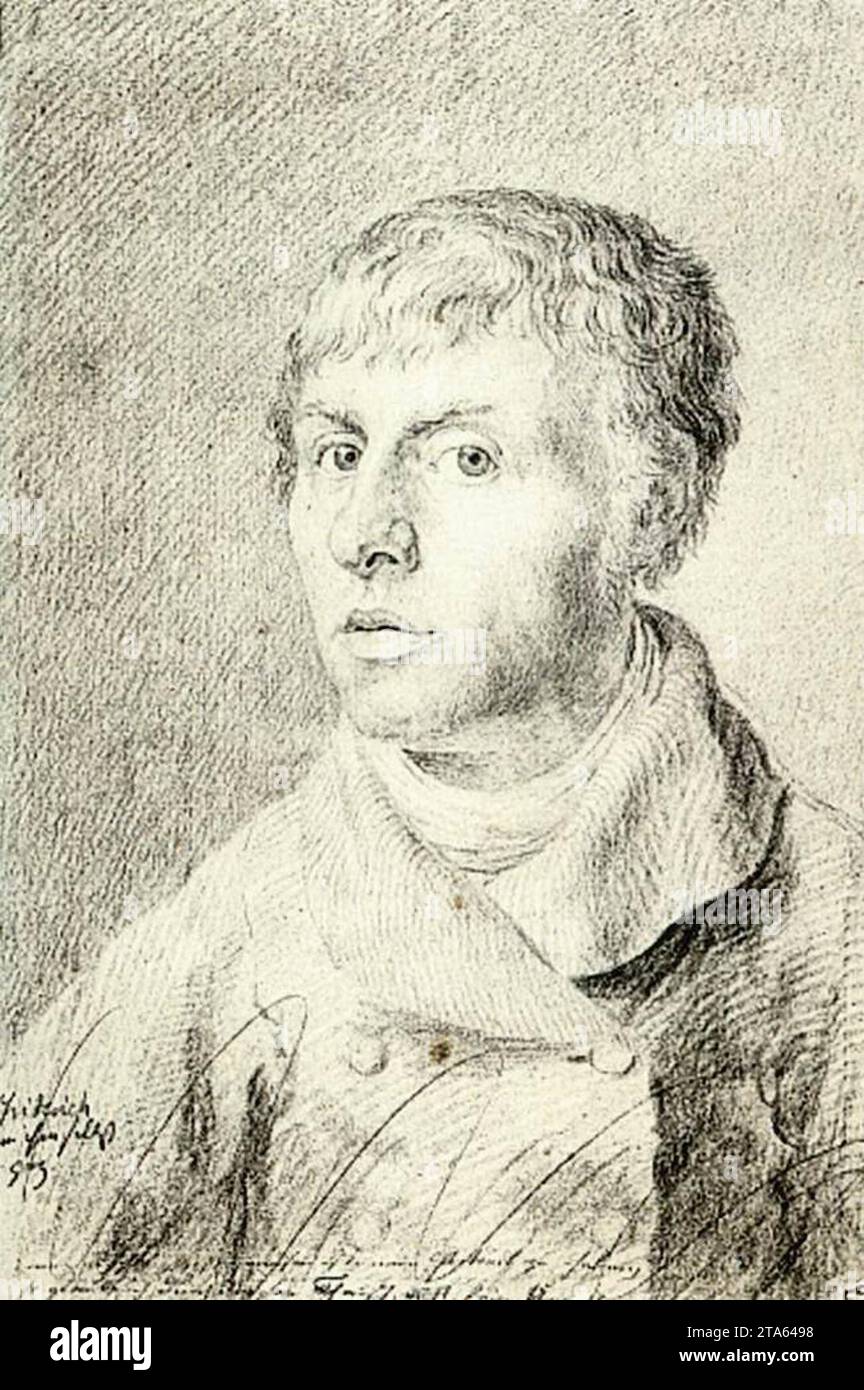 Self-Portrait 1800 by Caspar David Friedrich Stock Photo - Alamy