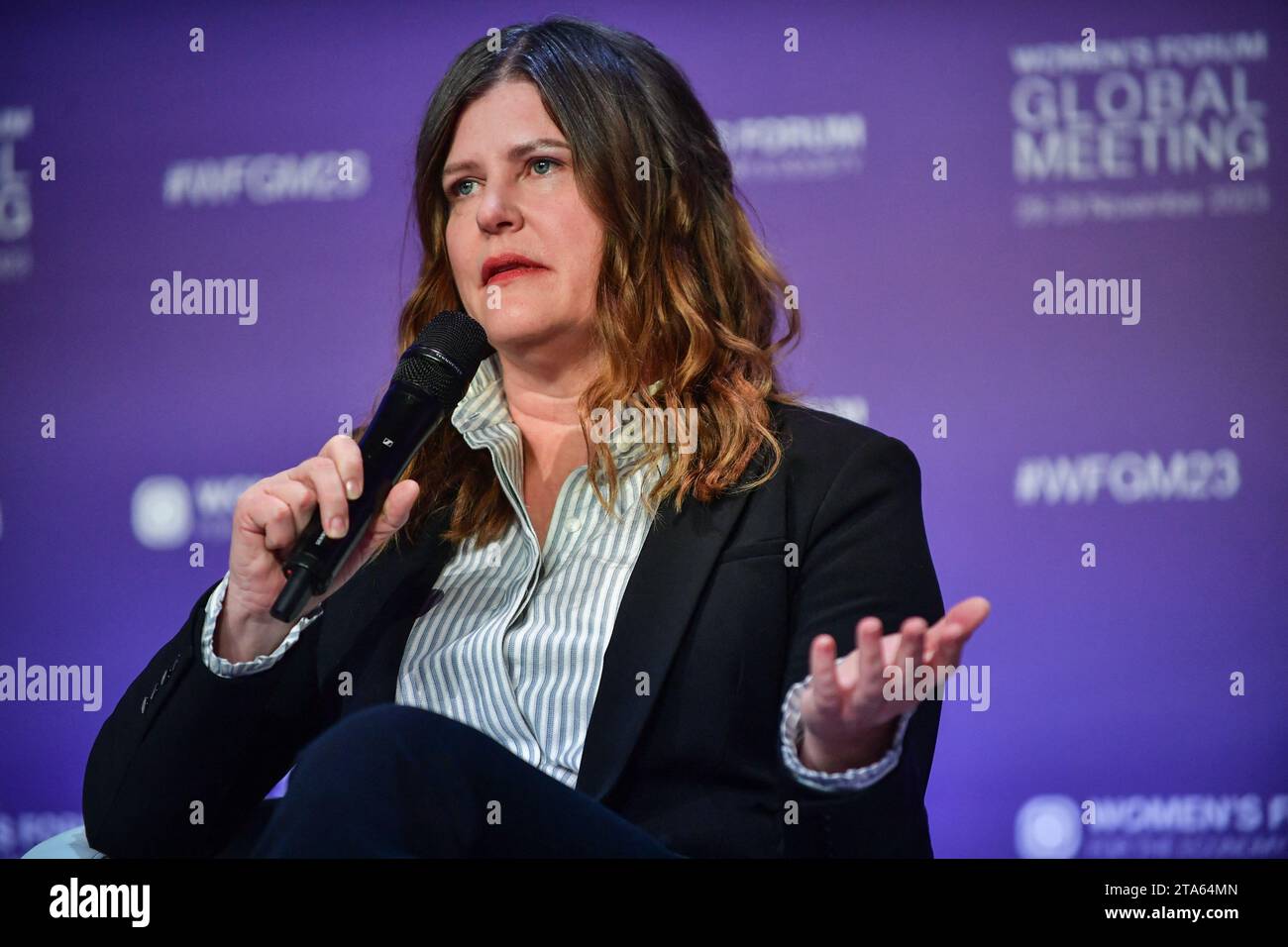 Paris, France. 29th Nov, 2023. VP of Microsoft and Chief Legal Officer at GitHub, Shelley ...