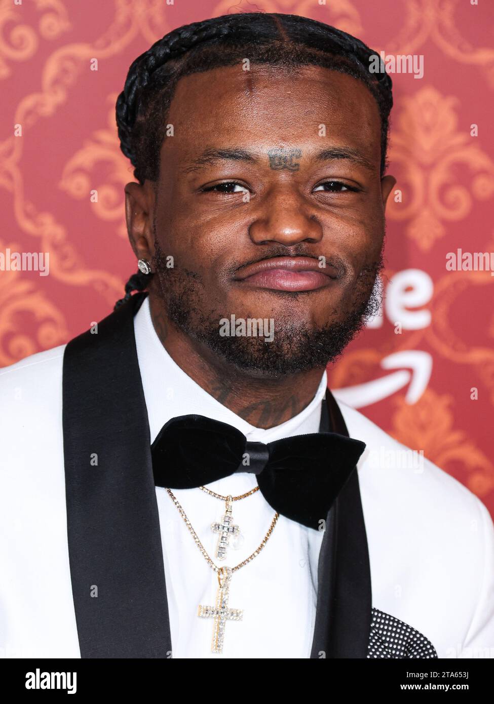 WESTWOOD, LOS ANGELES, CALIFORNIA, USA - NOVEMBER 28: D.C. Young Fly arrives at the World ...