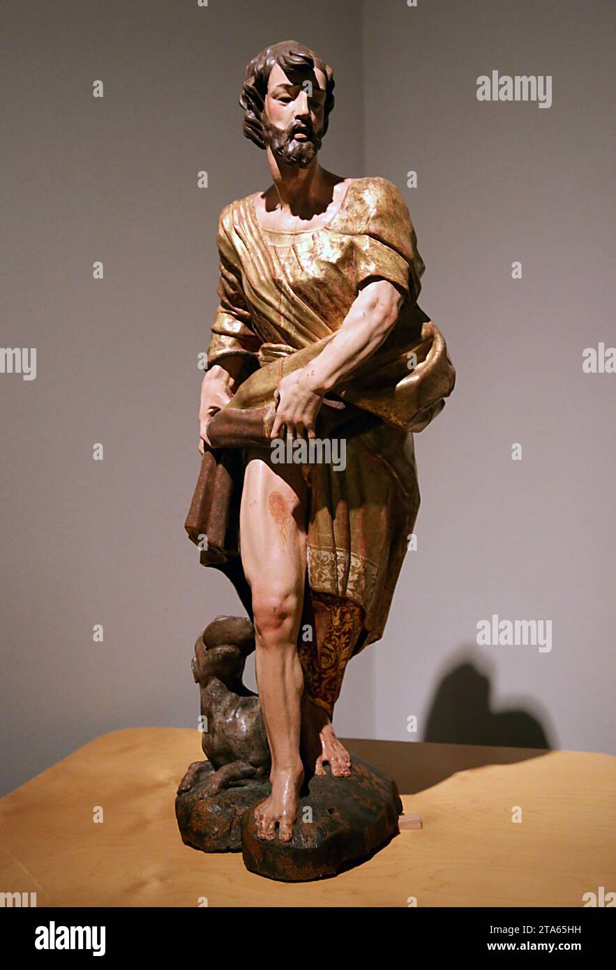Saint Roch. Alonso de Berruguete (c. 1488-1561). Polychrome wood ...