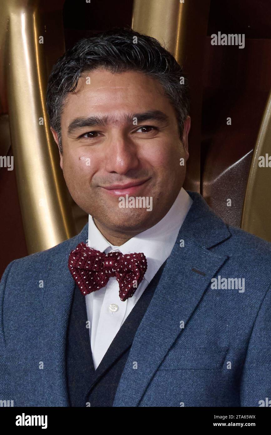 London, UK . 28 November, 2023 . Nick Mohammed pictured at the World ...
