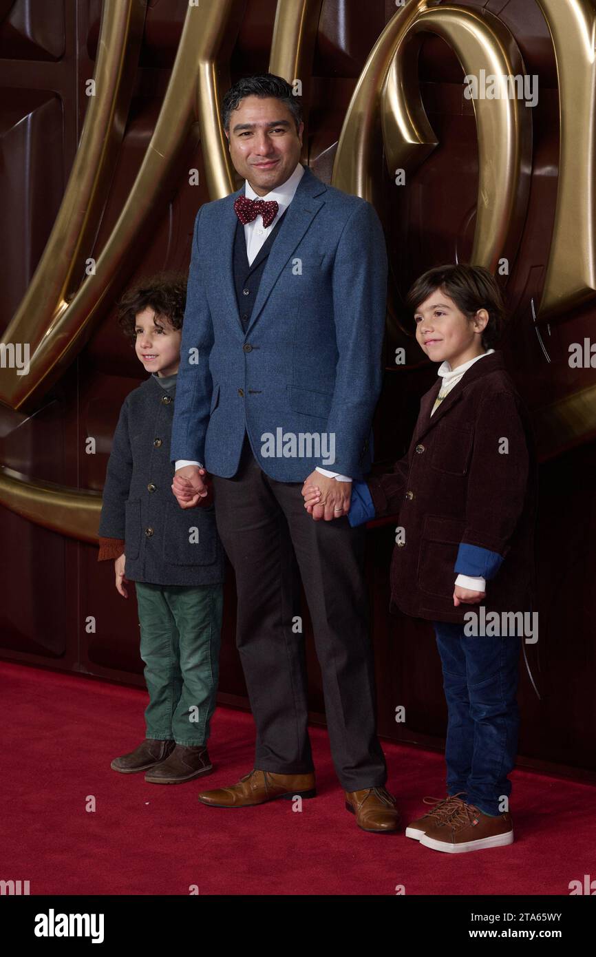 London, UK . 28 November, 2023 . Nick Mohammed pictured at the World ...