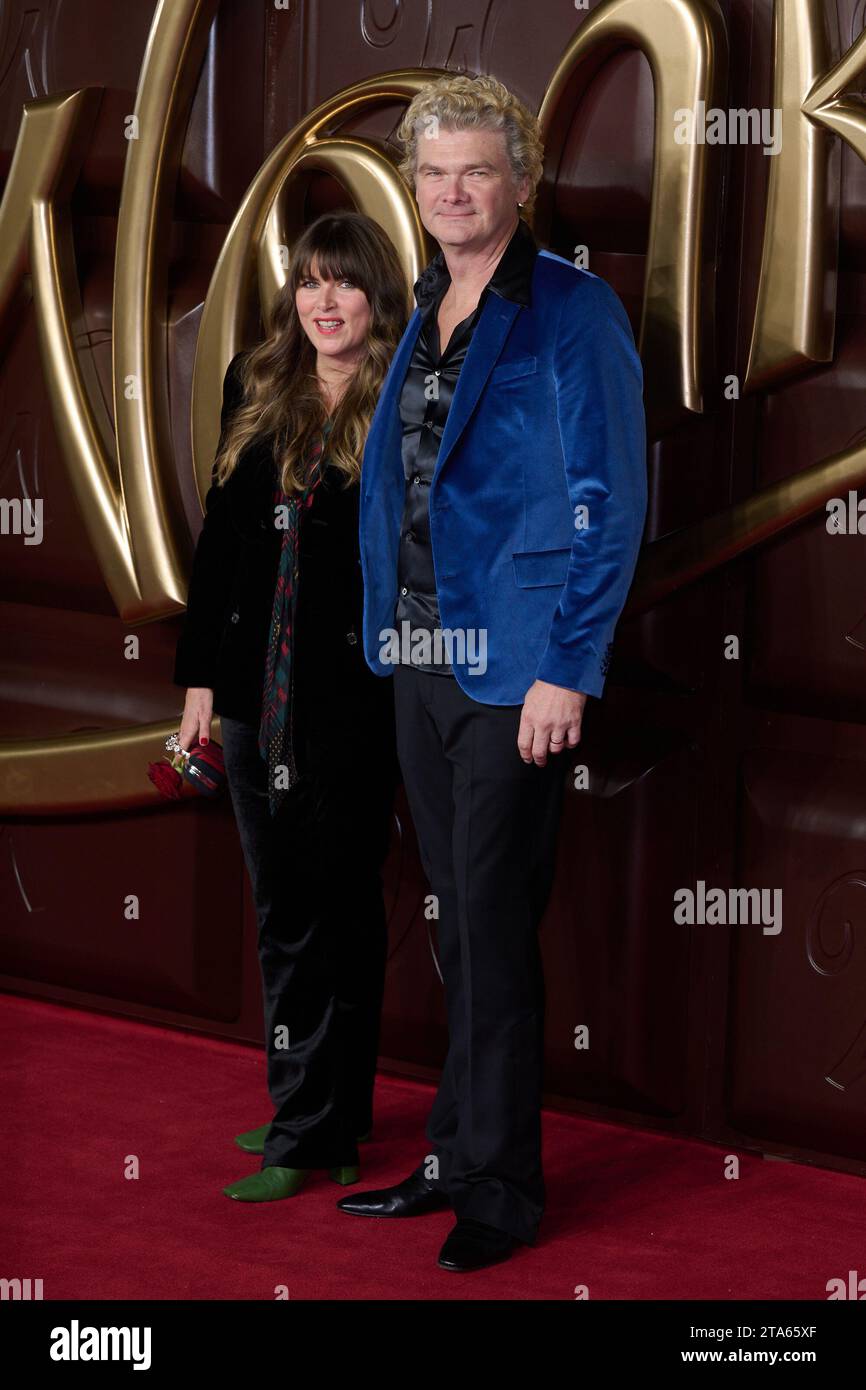 London, UK . 28 November, 2023 . Claire Keelan and Simon Farnaby ...