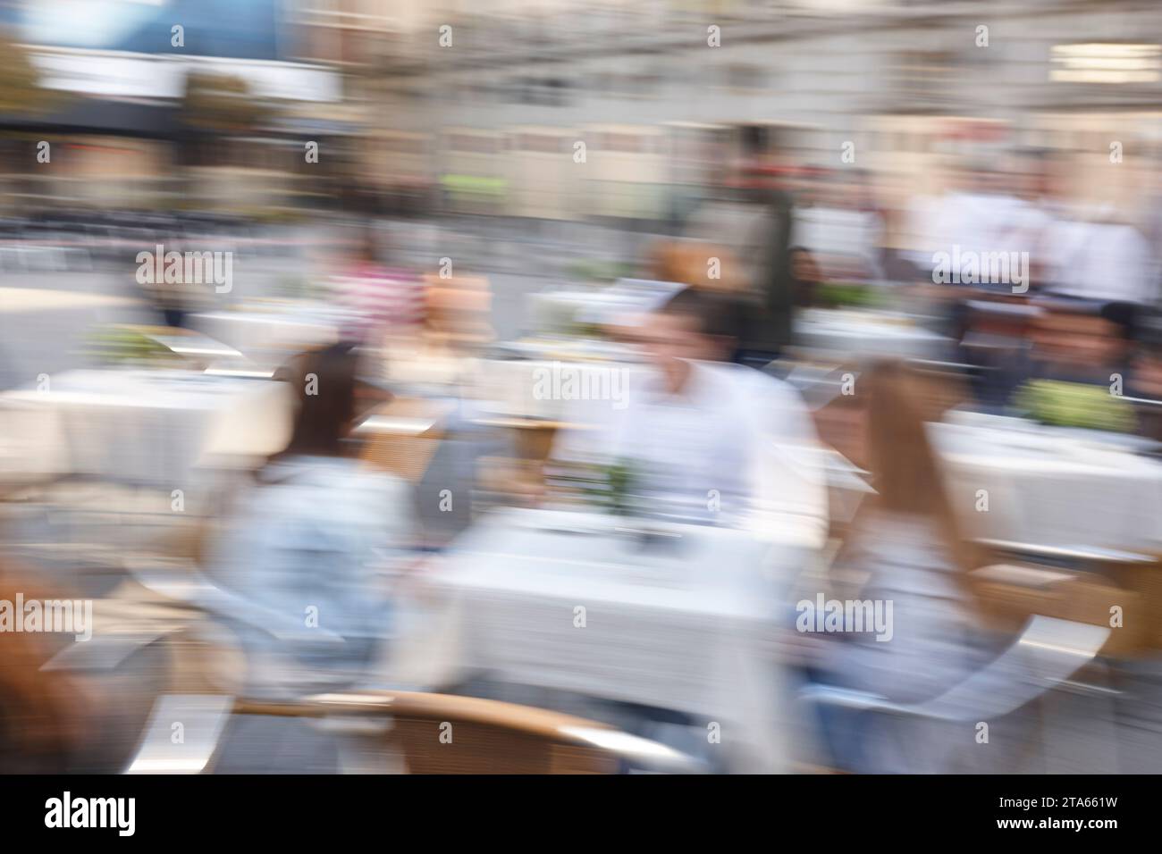 Slow motion effect people in hi-res stock photography and images - Alamy