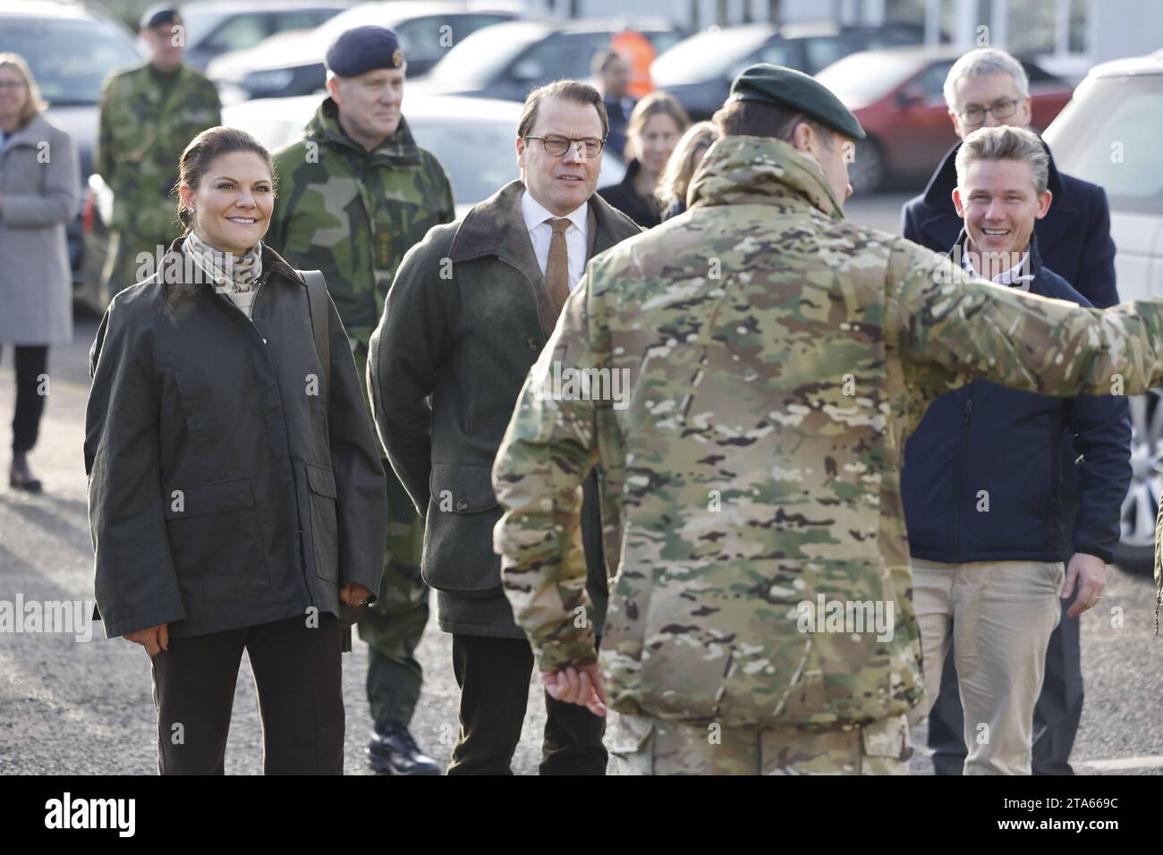 Sweden's Crown Princess Victoria and Prince Daniel visit Operation ...