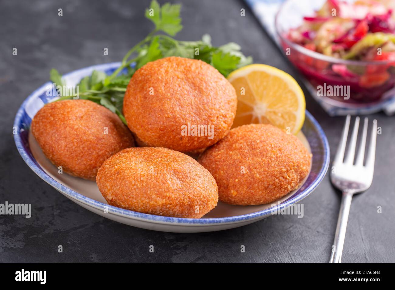Kibbeh is a popular dish in Middle Eastern cuisine (Turkish name; icli ...