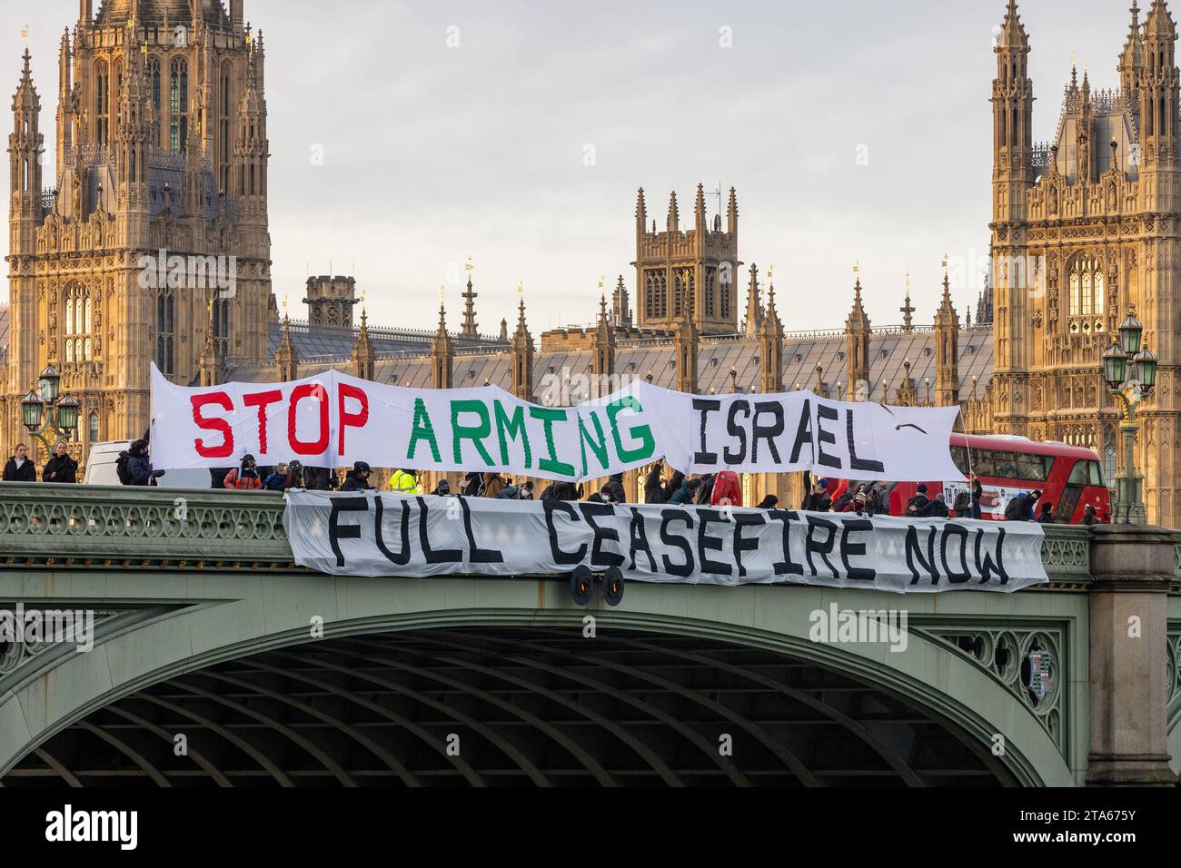 London, UK. 29th October, 2023. Activists from the Free Palestine ...
