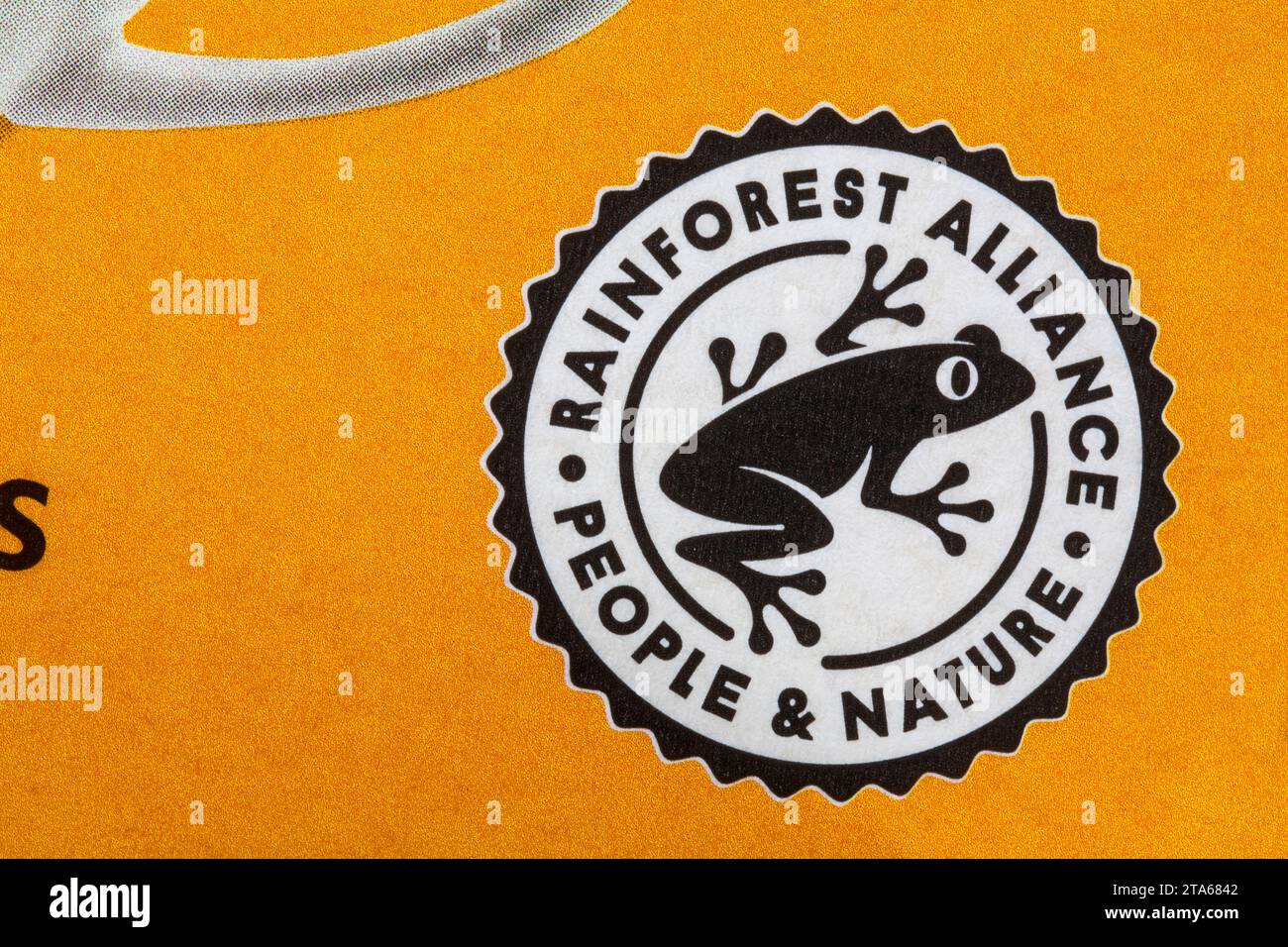 Rainforest alliance logo hi-res stock photography and images - Alamy