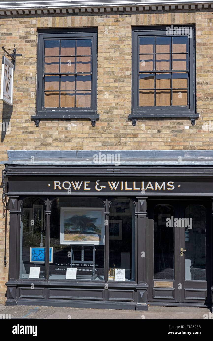 Rowe & Williams art gallery Yoxford Suffolk Stock Photo - Alamy