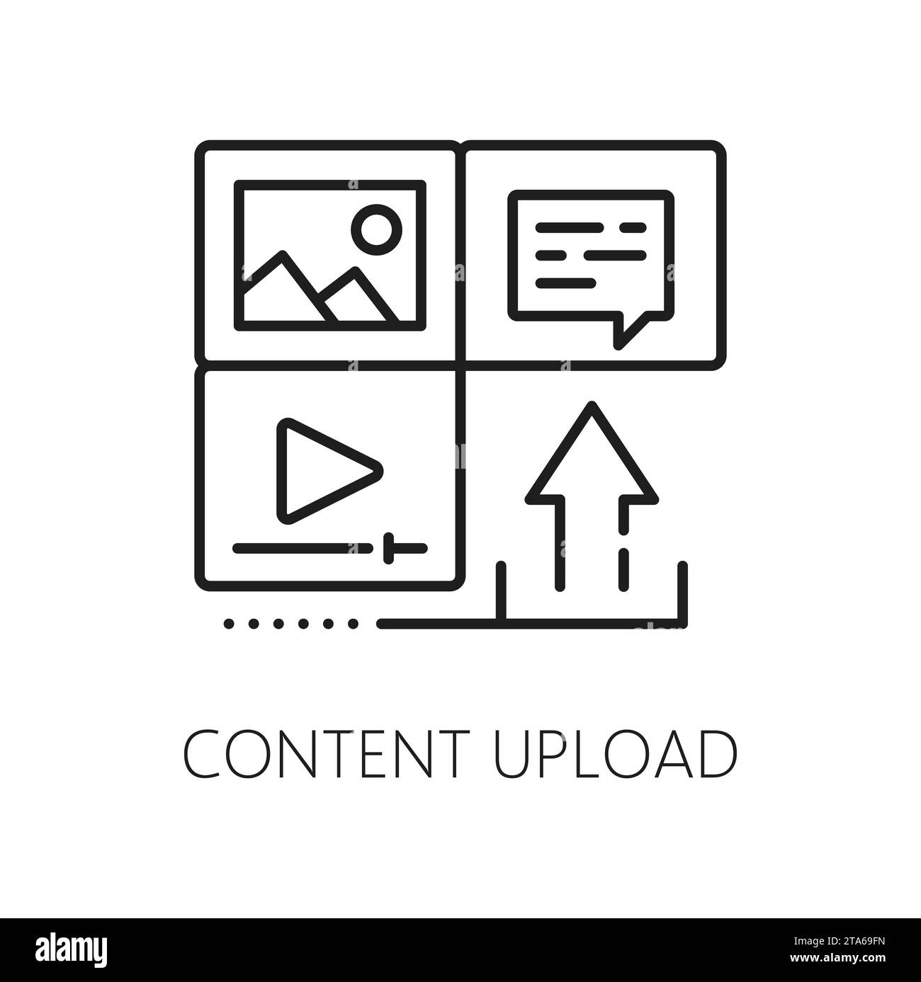 Content upload. CMS. Content management system icon, Internet or web ... Content upload. CMS. Content management system icon, Internet or web ...