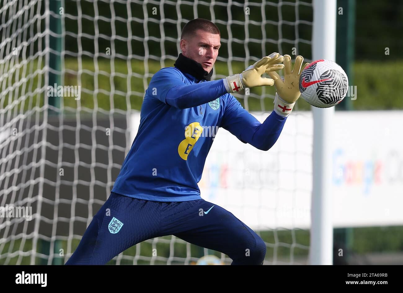 Sam Johnstone of England & Crystal Palace. - England Training & Press ...