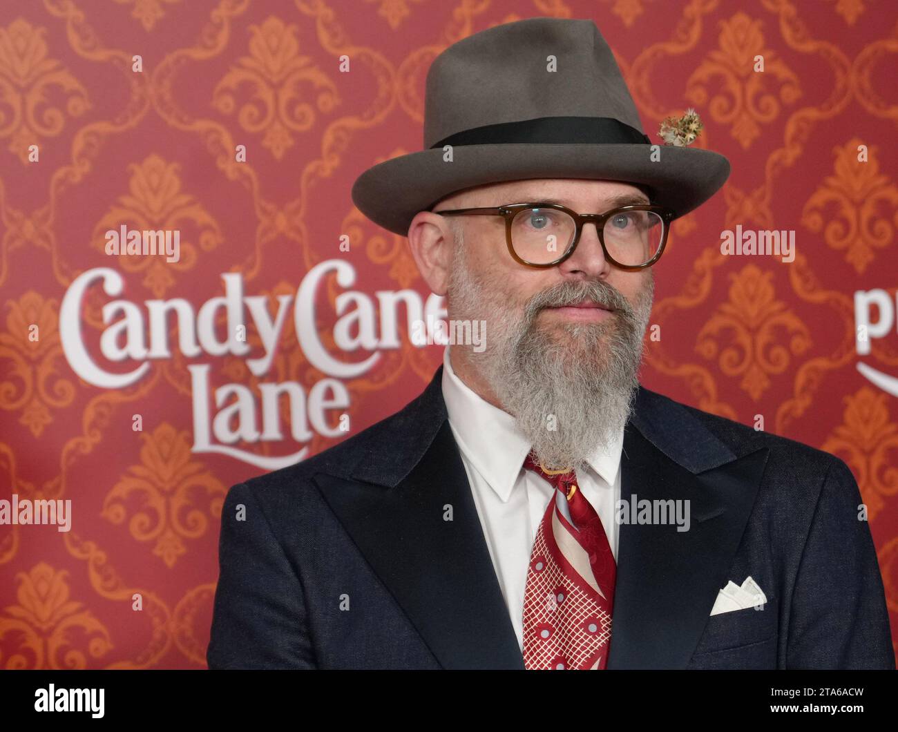 Los Angeles, USA. 28th Nov, 2023. Aaron Osborne arrives at the Amazon ...