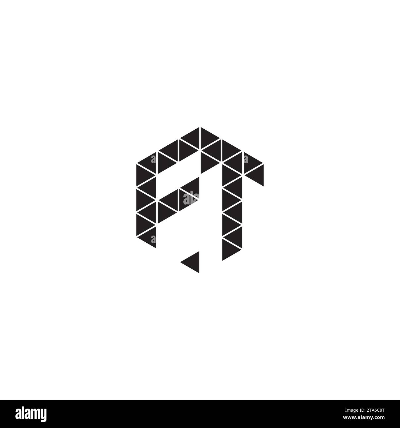 FT initial logo letters in high quality professional design that will ...