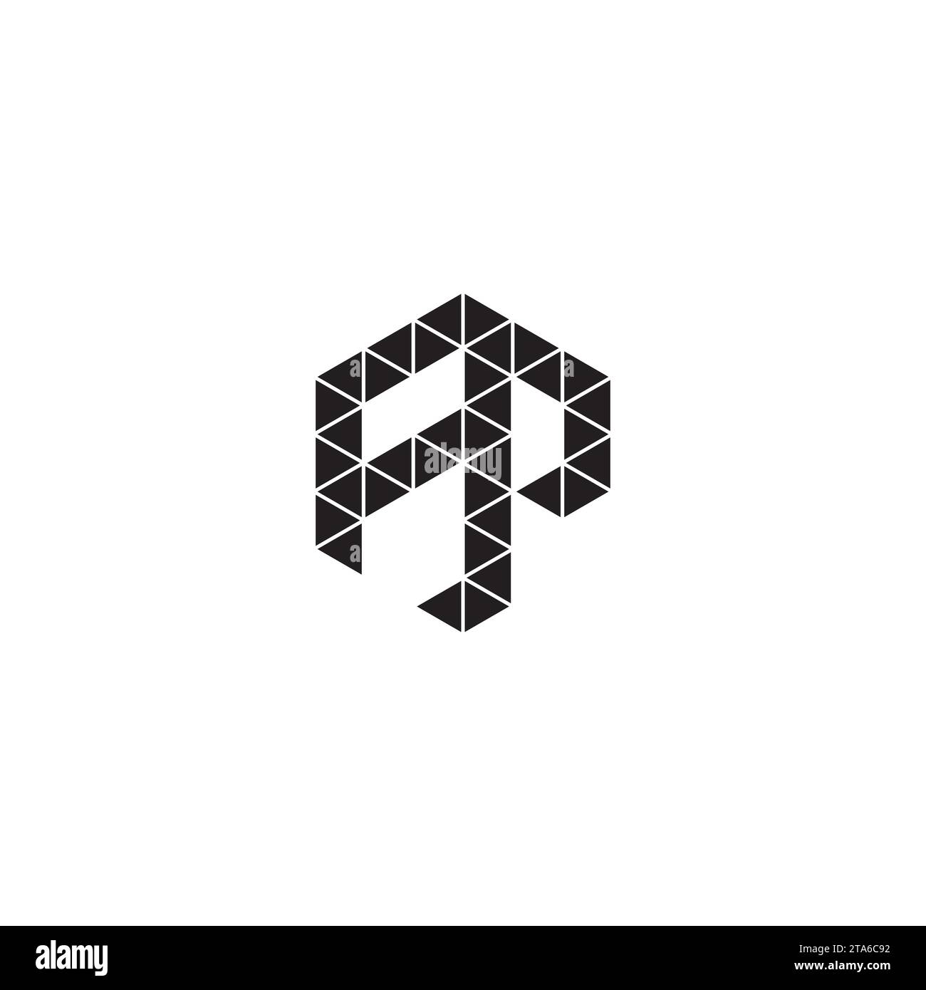 FP initial logo letters in high quality professional design that will ...