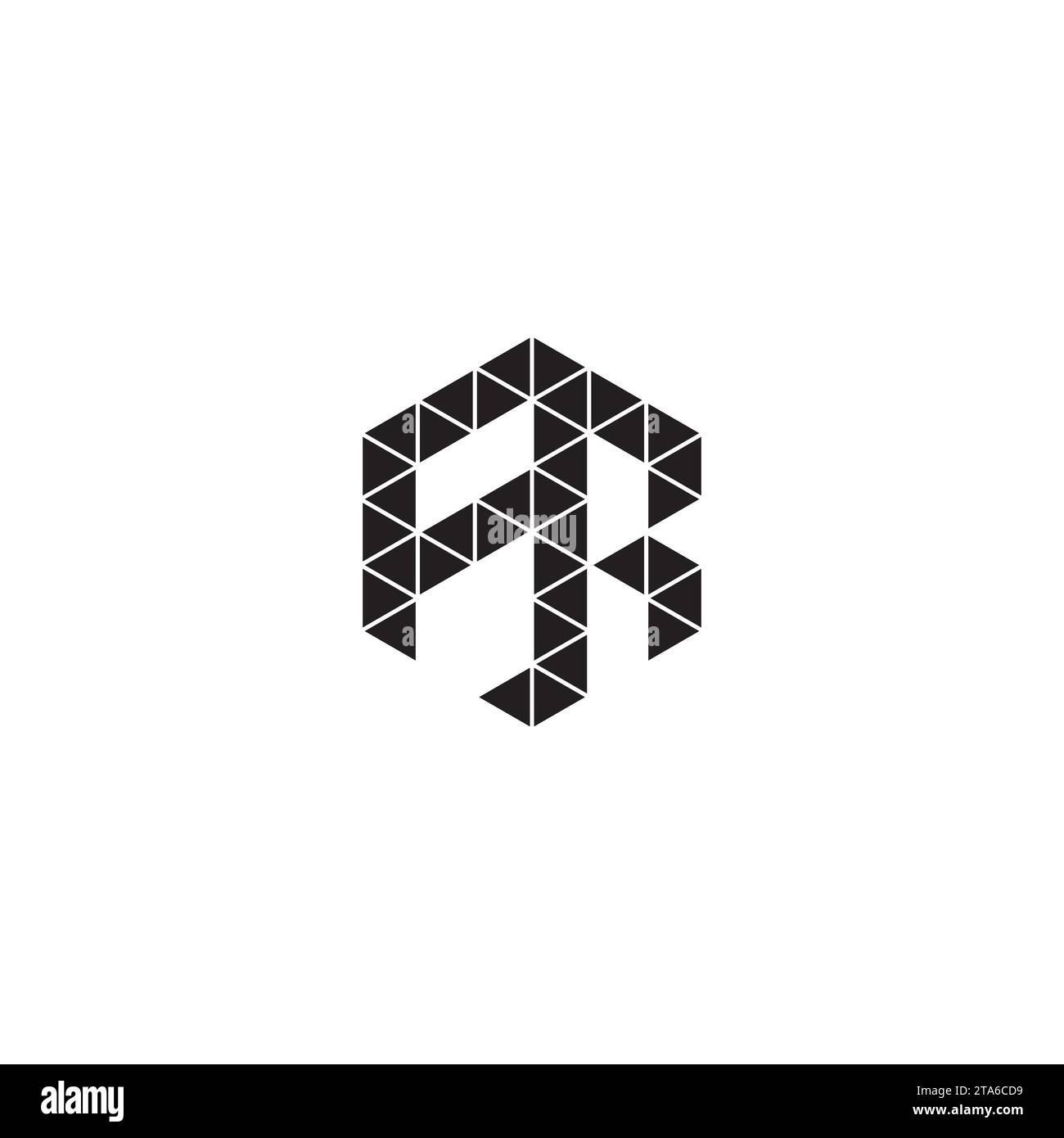 FR initial logo letters in high quality professional design that will ...