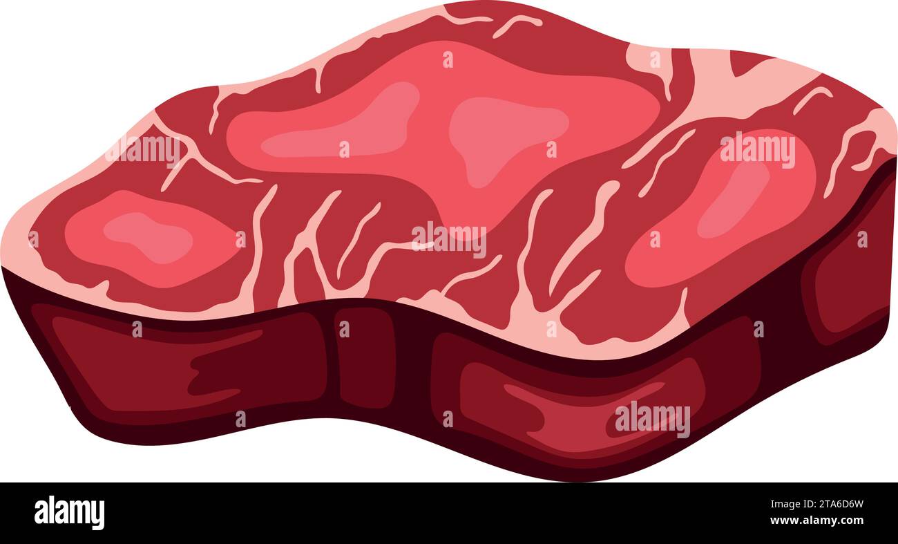meat slice illustration vector isolated Stock Vector Image & Art - Alamy
