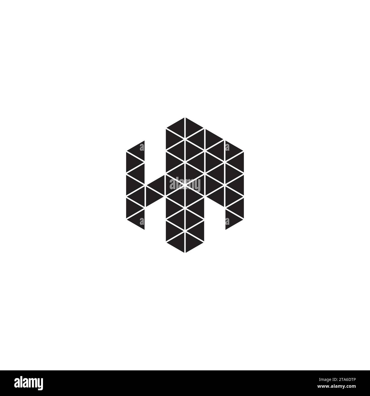 HM initial logo letters in high quality professional design that will ...