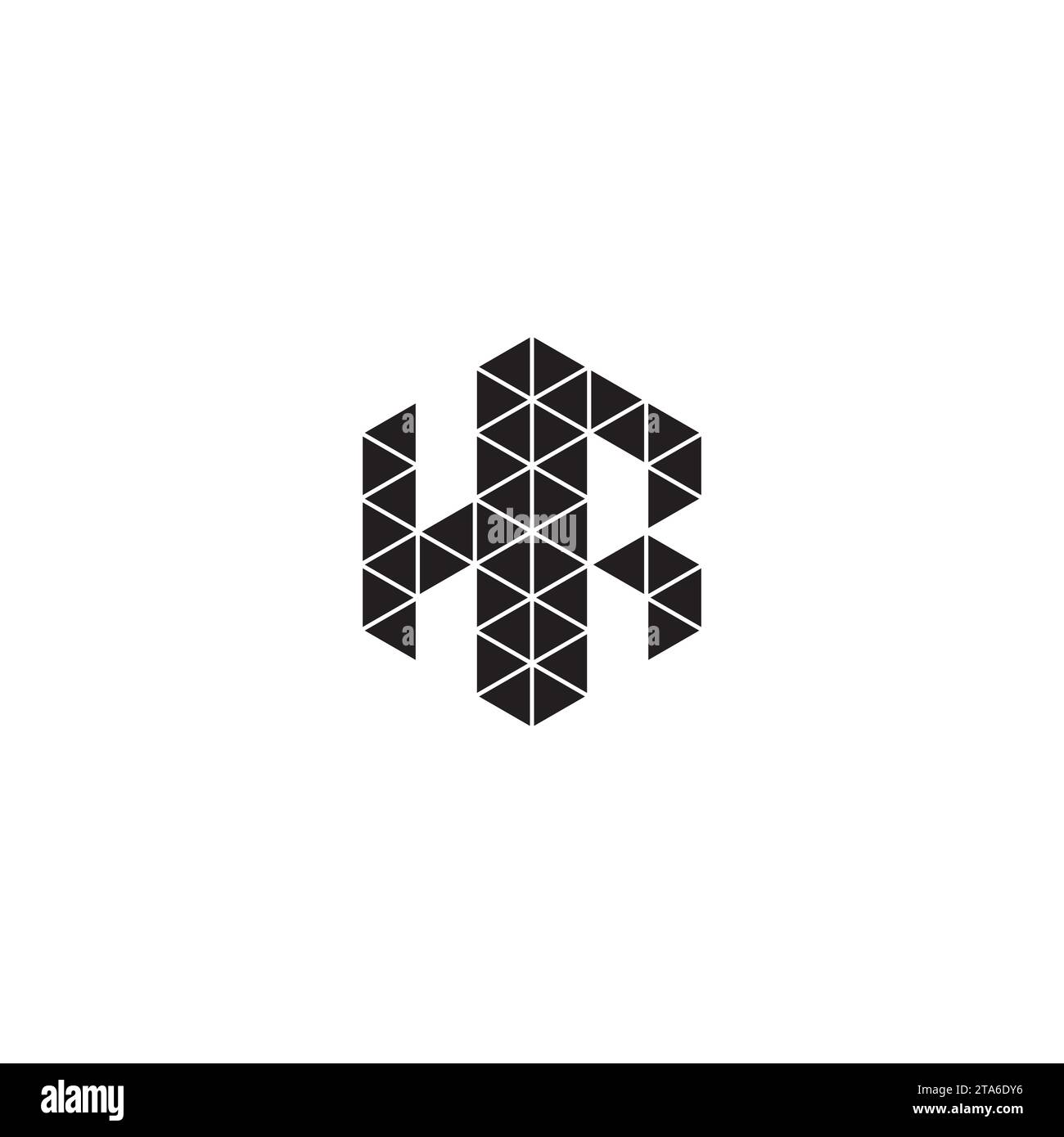 HR initial logo letters in high quality professional design that will ...