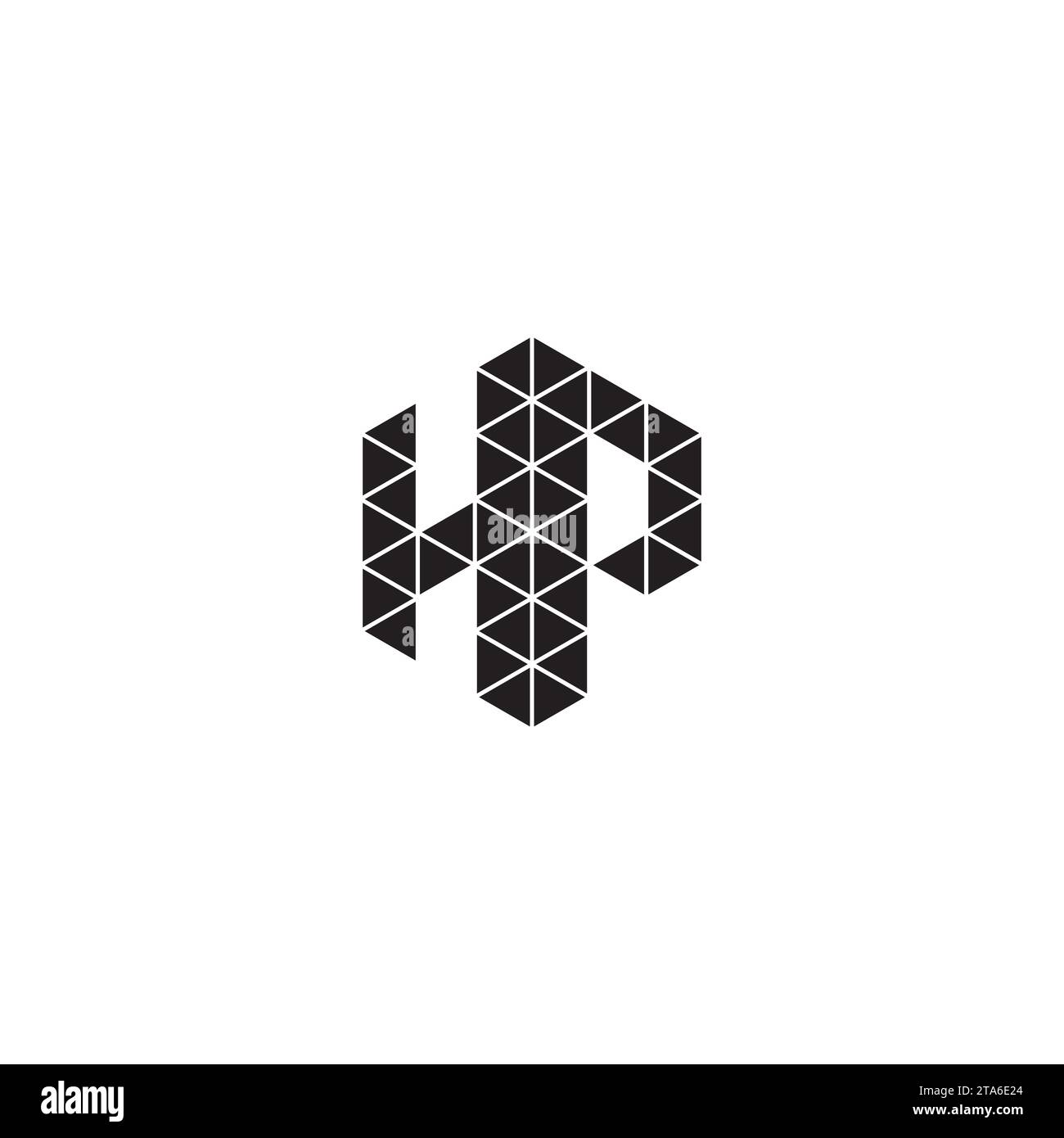 HP initial logo letters in high quality professional design that will ...