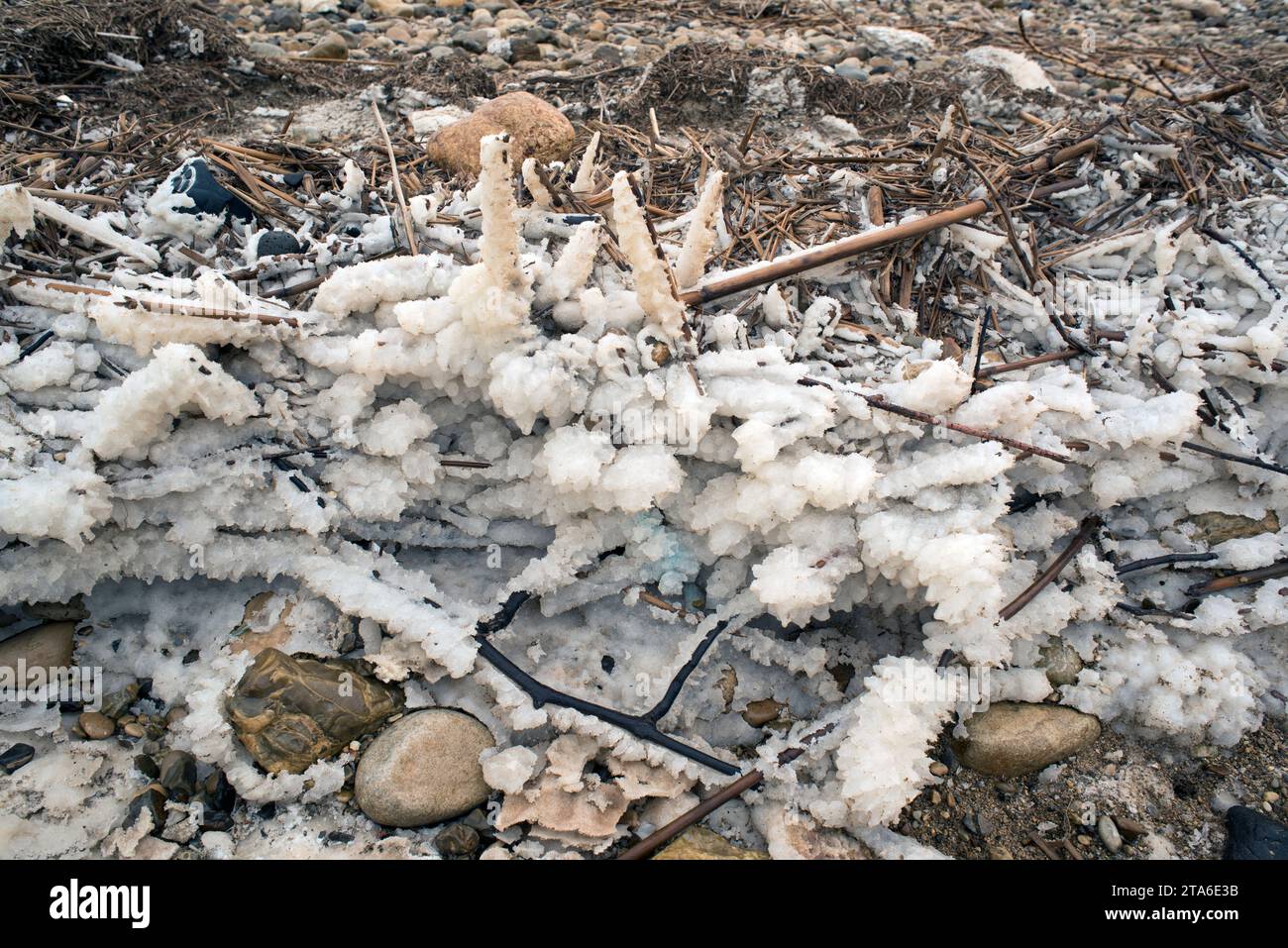 Close up salt deposits hi-res stock photography and images - Alamy