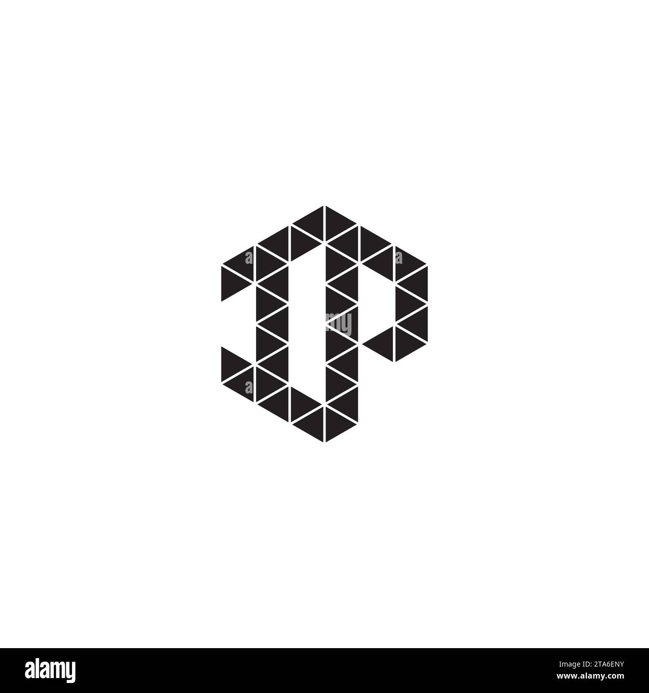 IP initial logo letters in high quality professional design that will ...